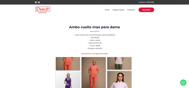 Uniformes Ducó – Portfolio de Altomarketing.com